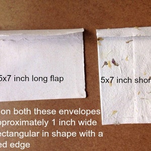 10 Handmade Paper Envelopes, Handmade Paper, Recycled Paper, Eco ...
