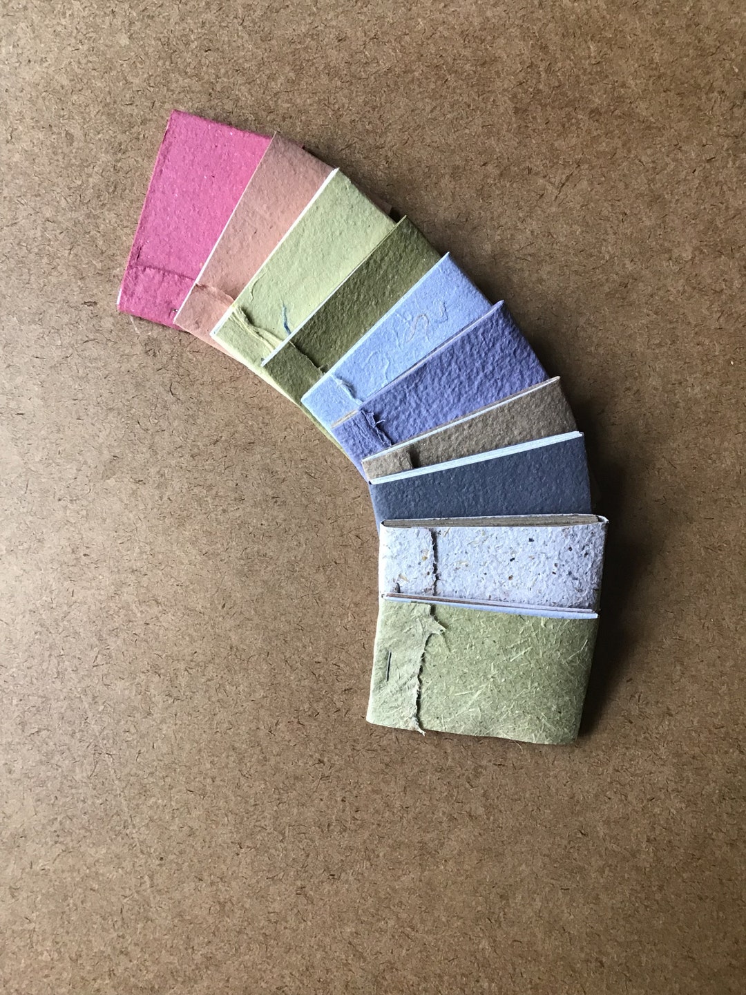 Matchbook Notebook, Mini Notebook Notepad, Recycled Paper, Handmade ...