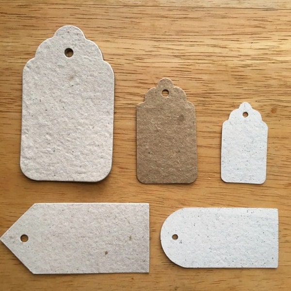 Recycled Gift Tags - Etsy