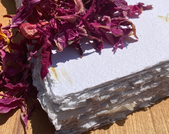 Handmade Paper Recycled Paper Letter Size Handmade Paper - Etsy