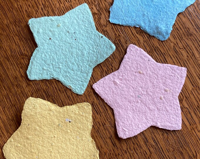 10 Sheets 4x5 Inch Handmade Paper Recycled Paper Eco | Etsy