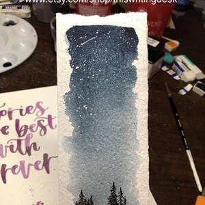 WATERCOLOR Set of 3 Matchbook Notebooks, Mini Notebook Notepad ...