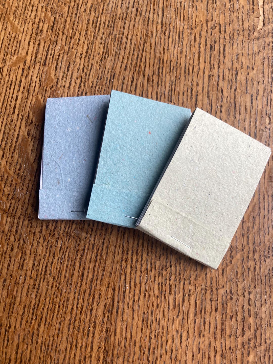 WATERCOLOR Set of 3 Matchbook Notebooks, Mini Notebook Notepad ...