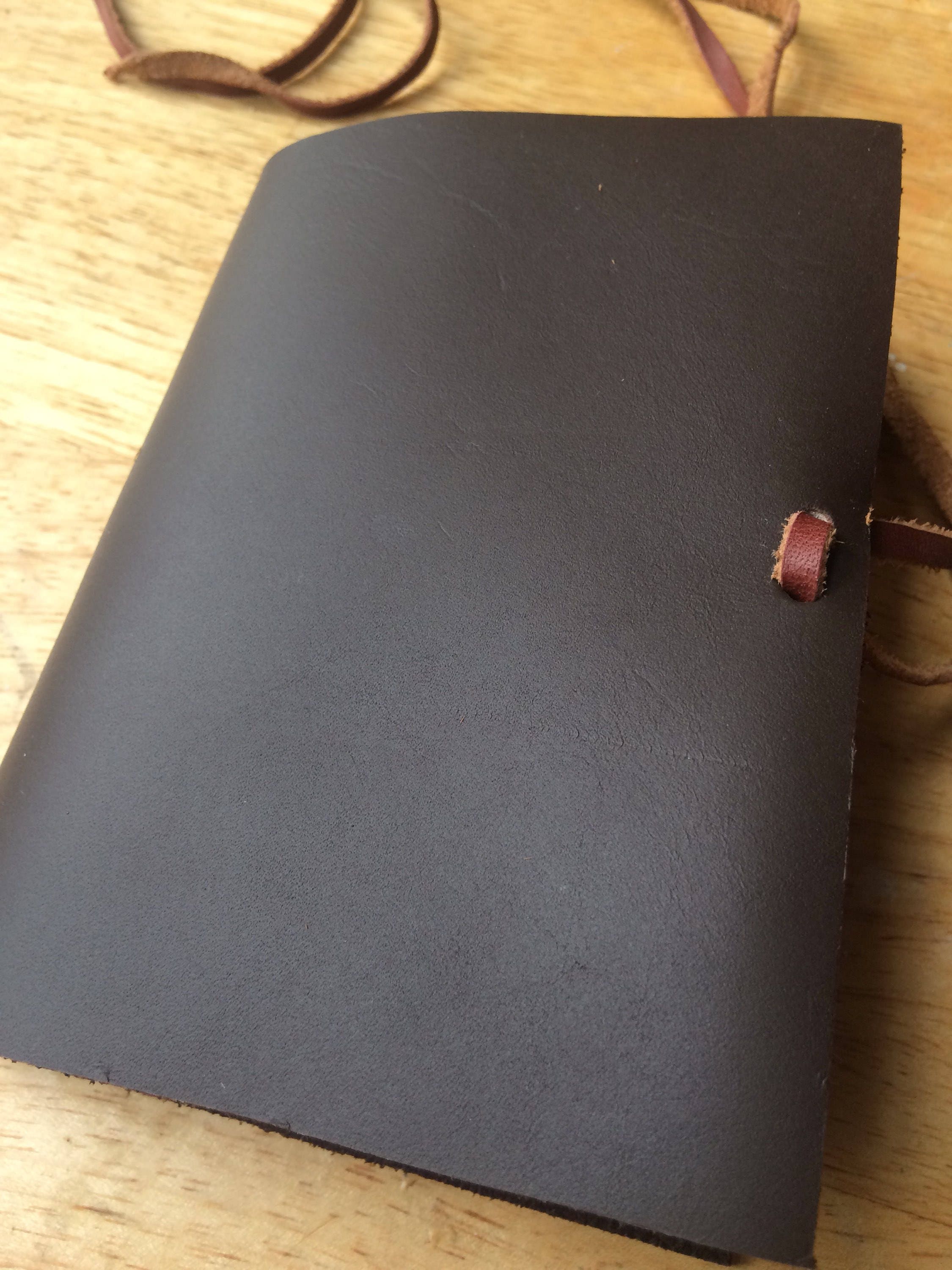 4x5 inch brown and grey journal, soft journal, brown book, handmade ...