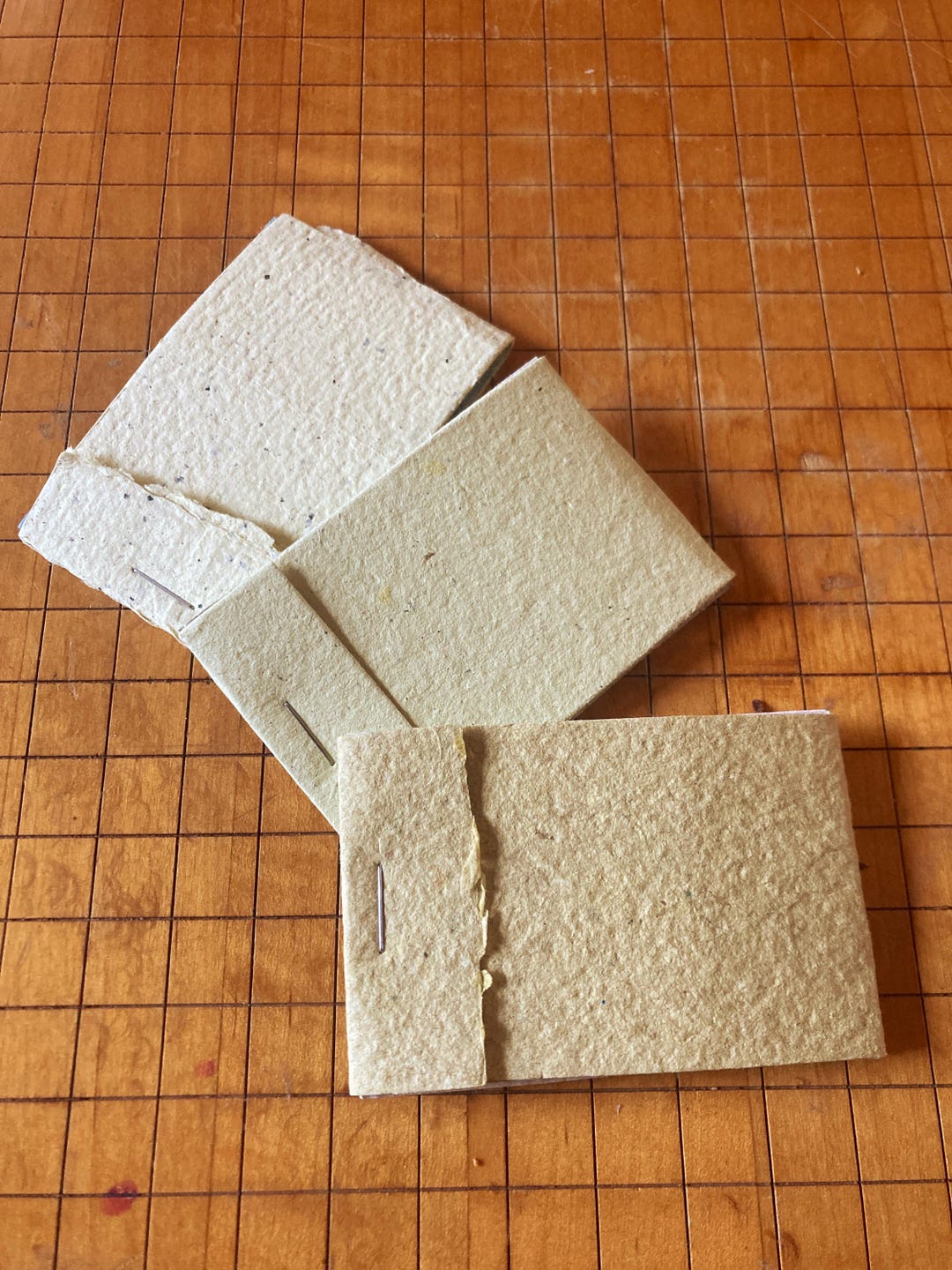 WATERCOLOR Set of 3 Notebooks, Mini Notebook Notepad, Recycled Paper ...