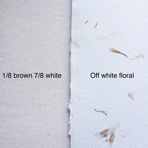 10 Sheets 4x5 Inch Handmade Paper Recycled Paper Eco | Etsy