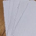 BY THE SHEET White Handmade Paper, Recycled Paper, Eco Friendly Paper ...