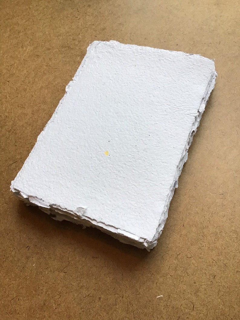 BY THE SHEET White Handmade Paper, Recycled Paper, Eco Friendly Paper ...