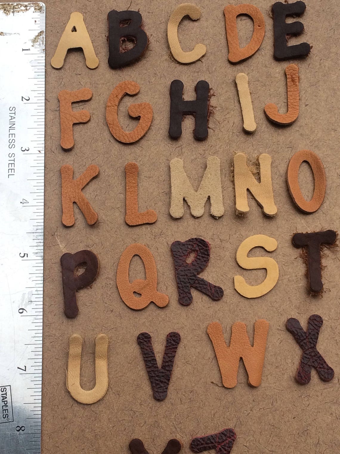 Leather Letters, Faux Leather Letters, Supply, Packaging, Alphabet ...