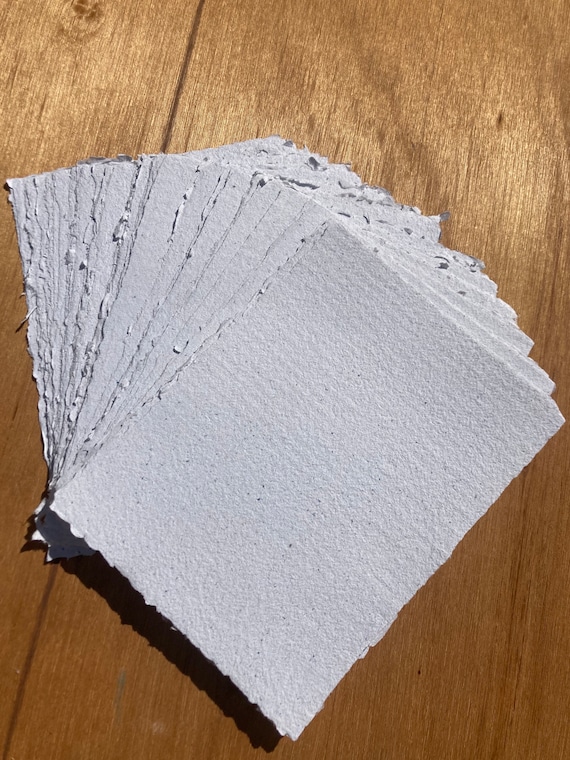 8.5 X 11 Inch Pale Blue Paper With Speckles Dry Media Paper - Etsy