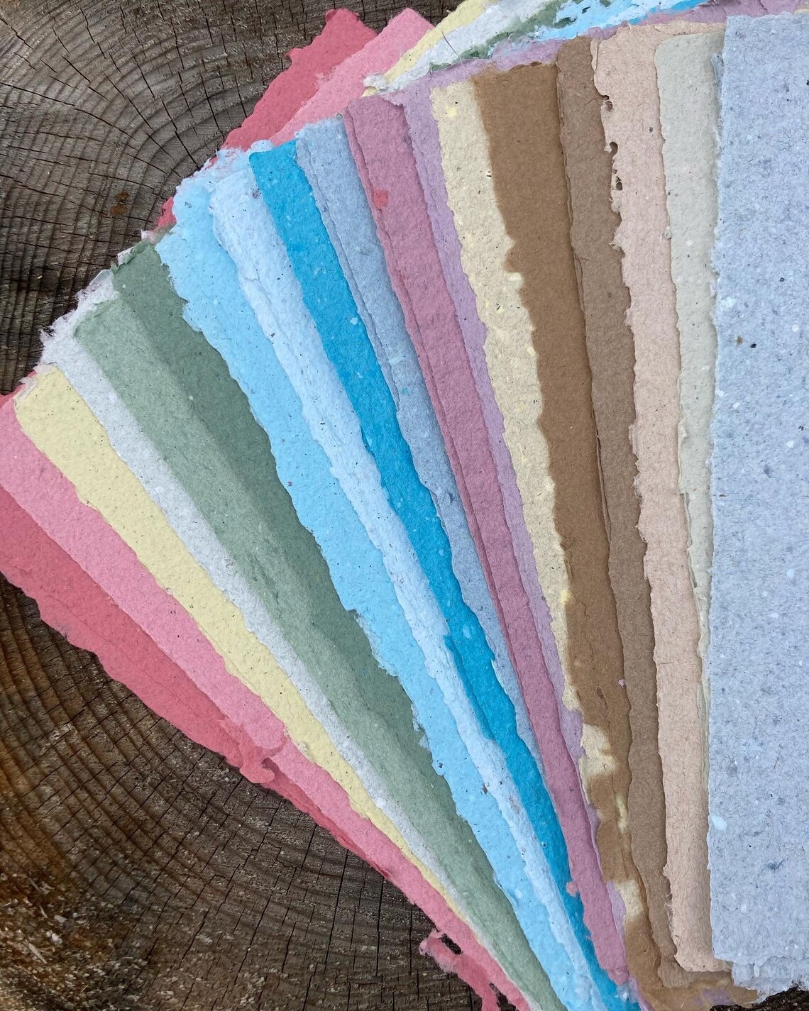8.5x11 Inch Handmade Paper, Recycled Paper, Letter Size, Handmade Paper ...