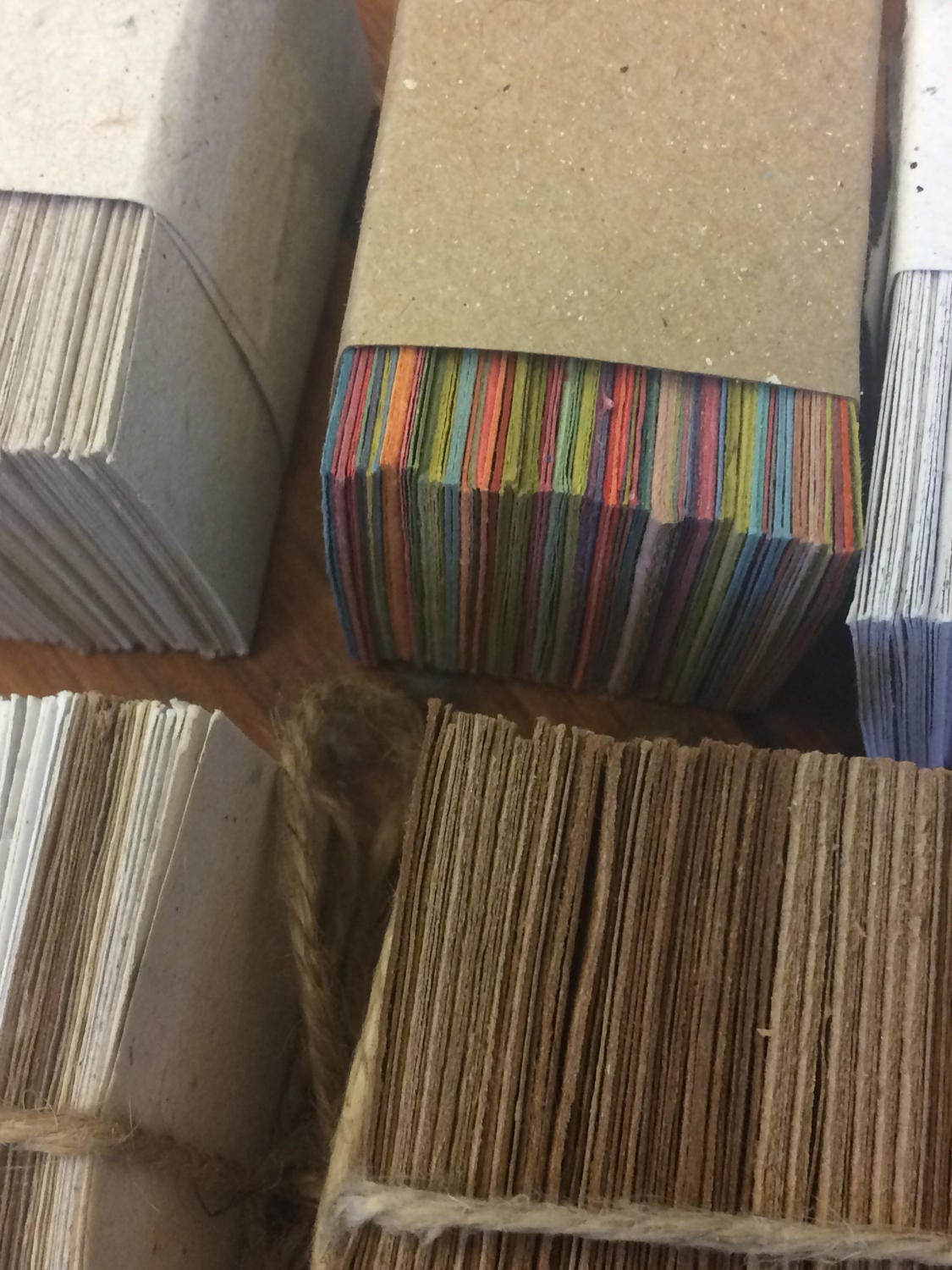 SALE 100 cut 2x3 sheets of handmade paper, recycled paper, homemade ...
