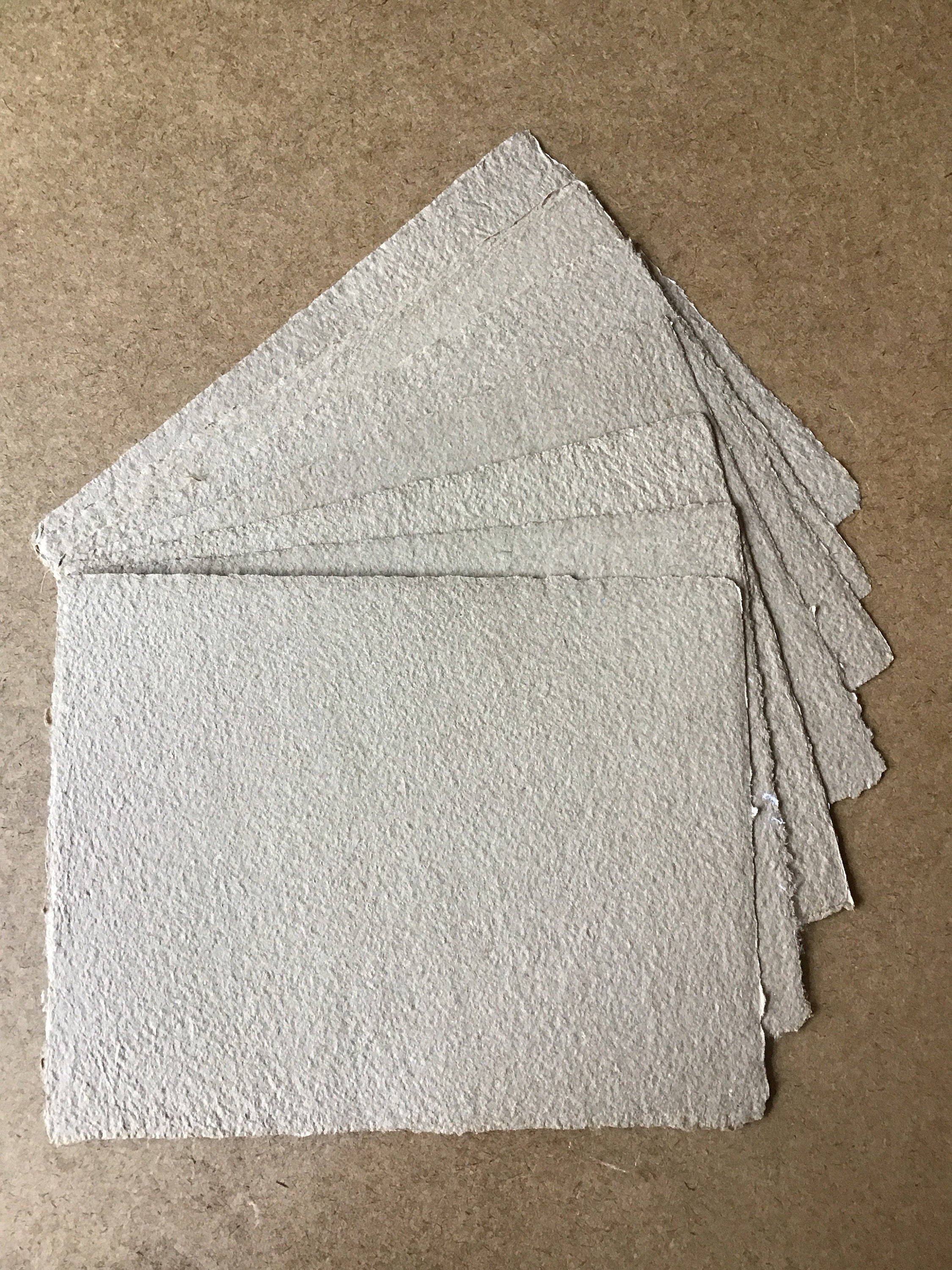 BY THE SHEET Brown, recycled cardboard, handmade paper, recycled paper ...