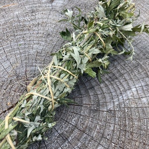 Home Grown Dried Mugwort Bundle, Mugwort Smoke Incense, Dry Mugwort ...