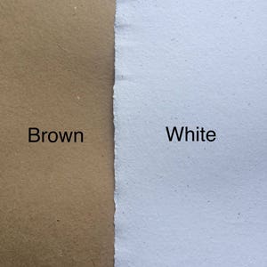 10 Sheets 4x5 Inch Handmade Paper Recycled Paper Eco | Etsy