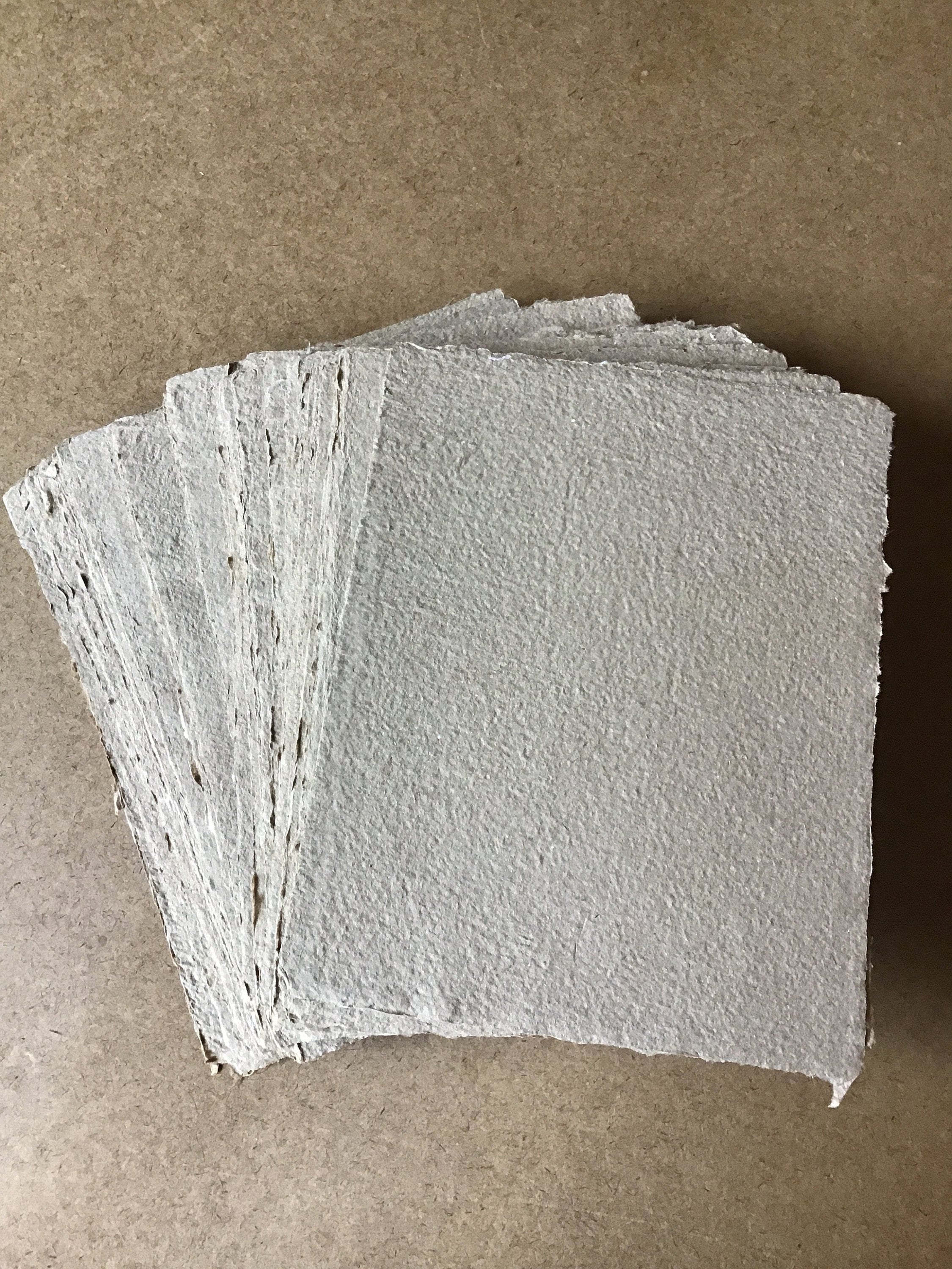 BY THE SHEET Brown, recycled cardboard, handmade paper, recycled paper ...