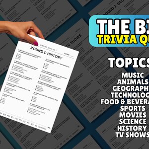 Pub Quiz Trivia Game | Volume 1 | Family Trivia | Party Games | General ...