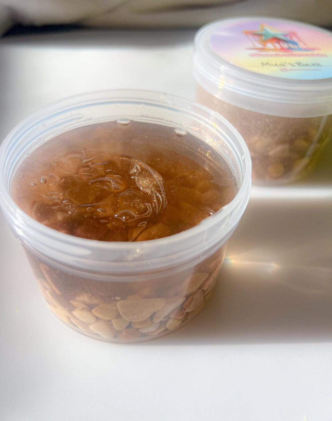 Mya's Rocks Slime Rock Slime, Crunchy Slime, Clear Slime, Sensory ...