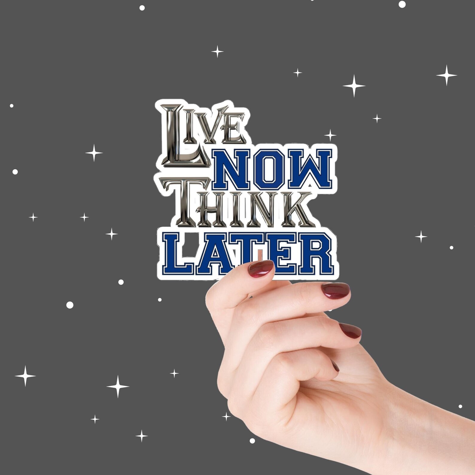 Tate Mcrae Sticker | Live Now Think Later | Tate Mcrae Merch | Journal ...