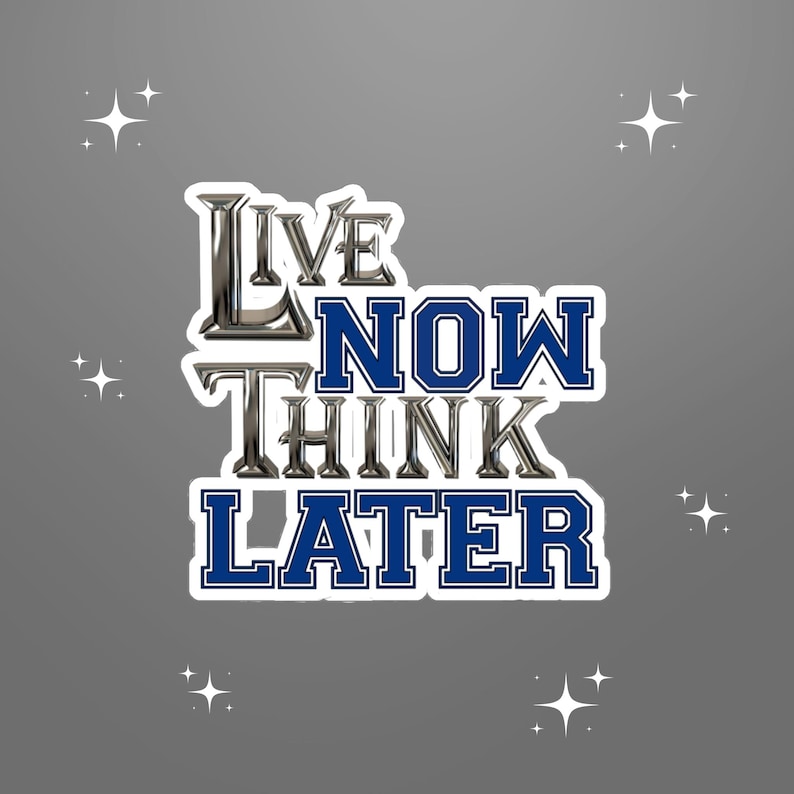 Tate Mcrae Sticker | Live Now Think Later | Tate Mcrae Merch | Journal ...