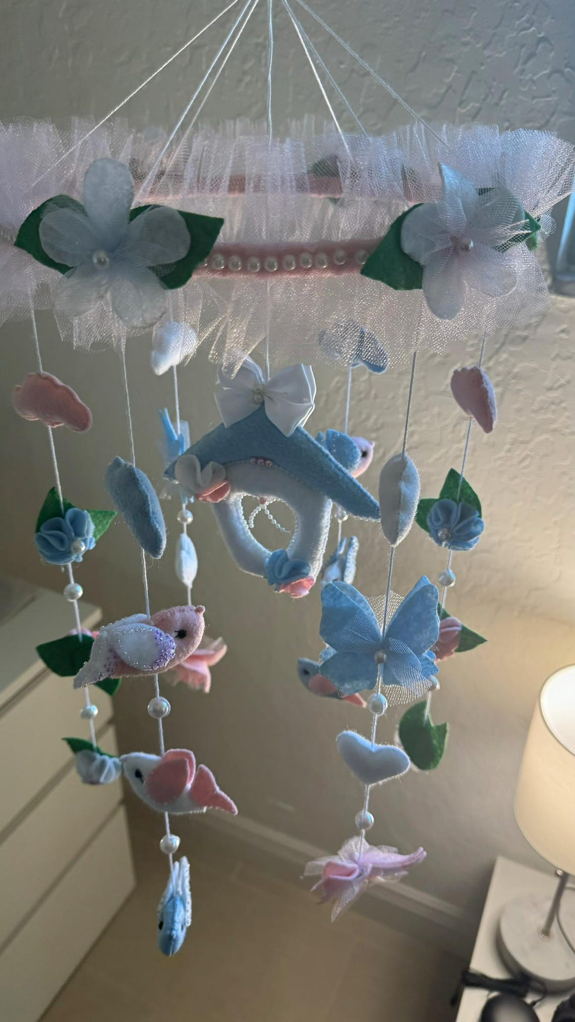 Birdhouse Baby Mobile Crib Mobile Nursery Decor Handmade Baby Gift ...