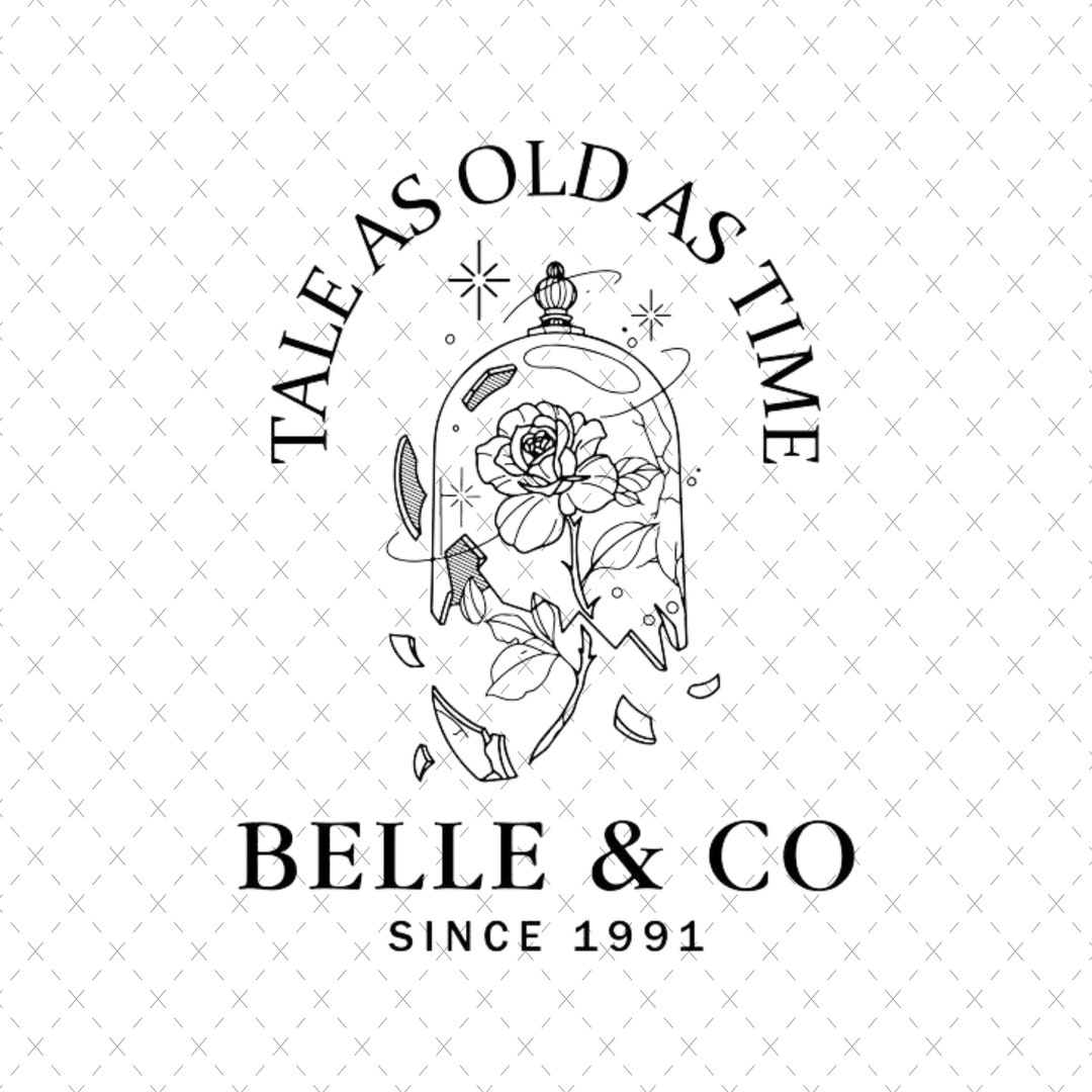 Princess Belle Rose SVG: Book Club Cricut Cut File (PNG) - Etsy