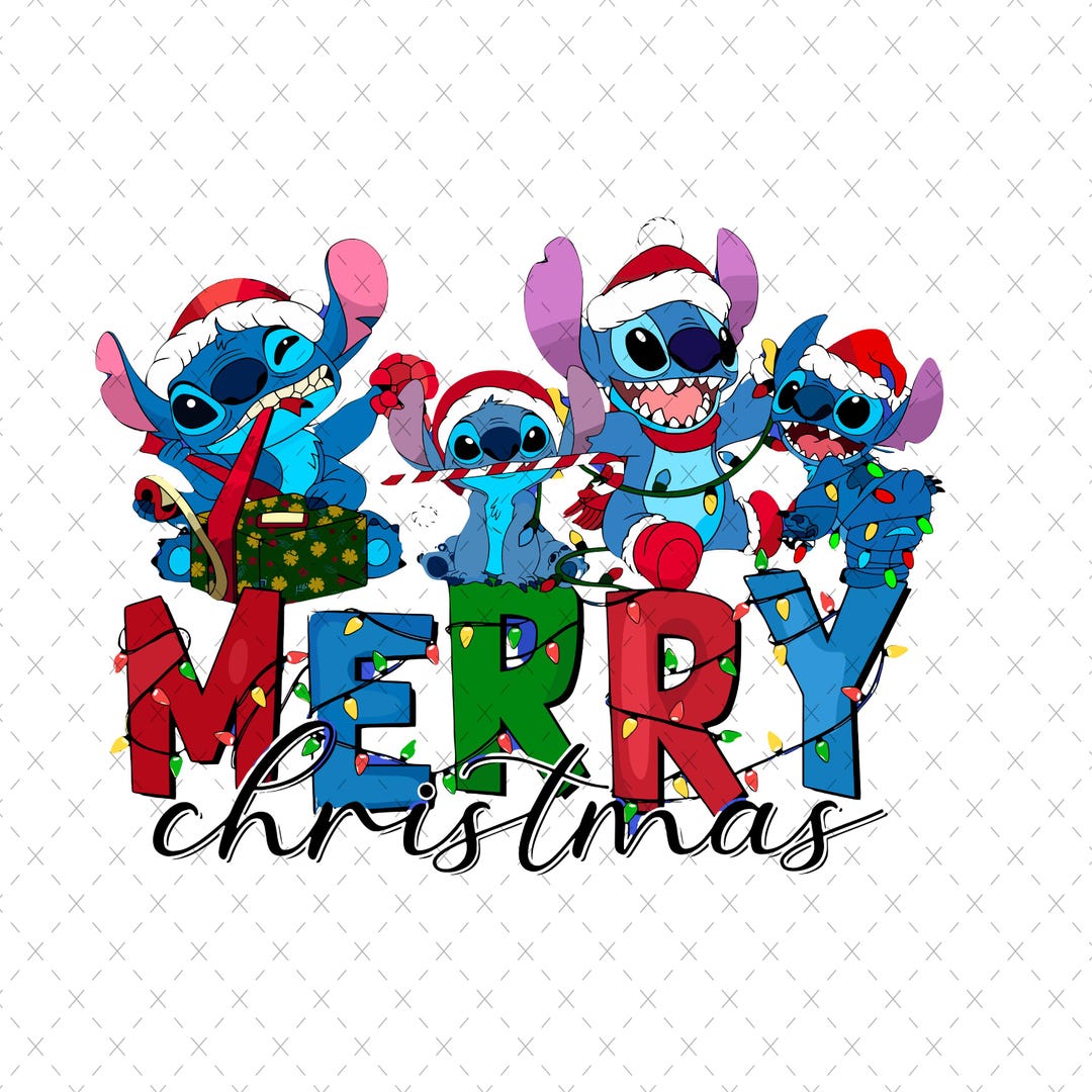 Merry Stitchmas Png Svg, Christmas Mood Png, Merry Christmas Png, Xmas ...