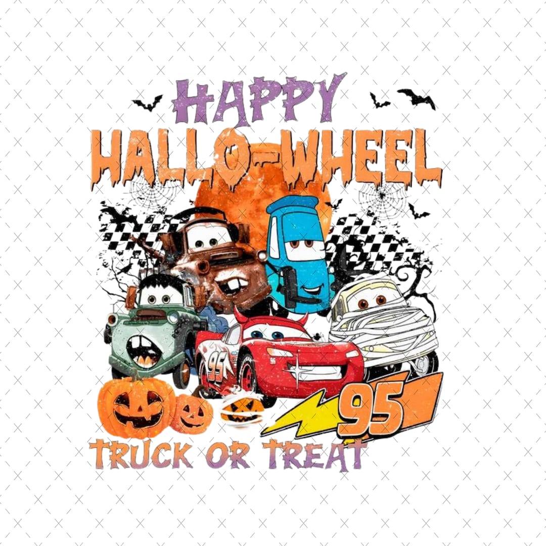 Halloween Cars Png Svg: Spooky Lightning Car Design (digital Download ...