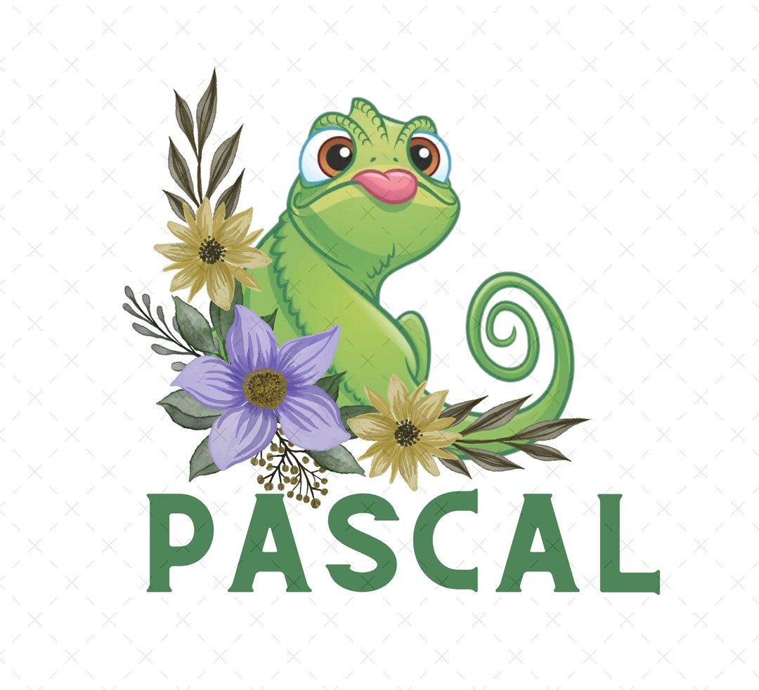Retro Rapunzel Pascal Png, Retro Princess Png, Retro Pascal Png, Floral ...