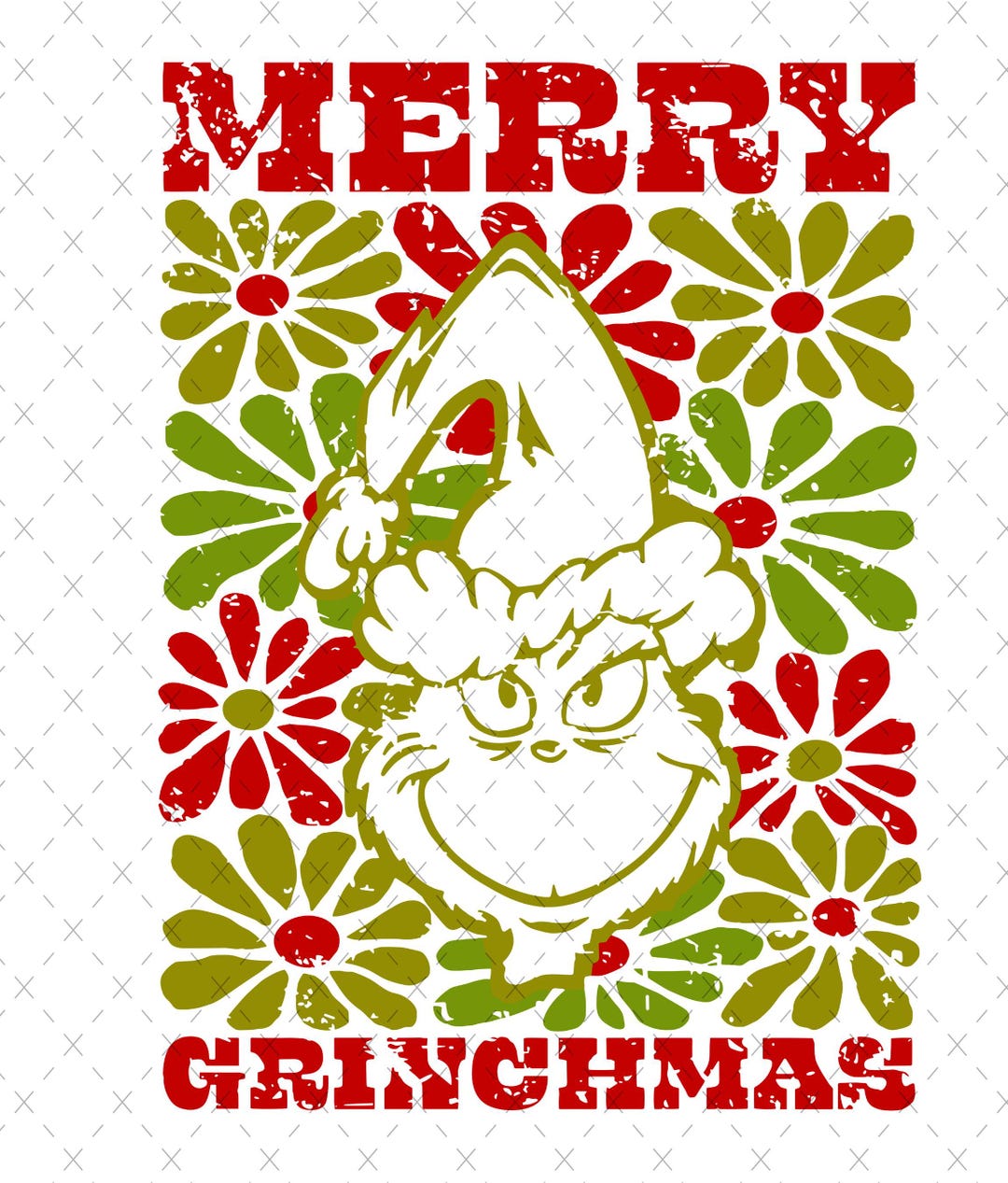 Merry Grinchmas SVG: Christmas Grinch Sublimation (PNG) - Etsy