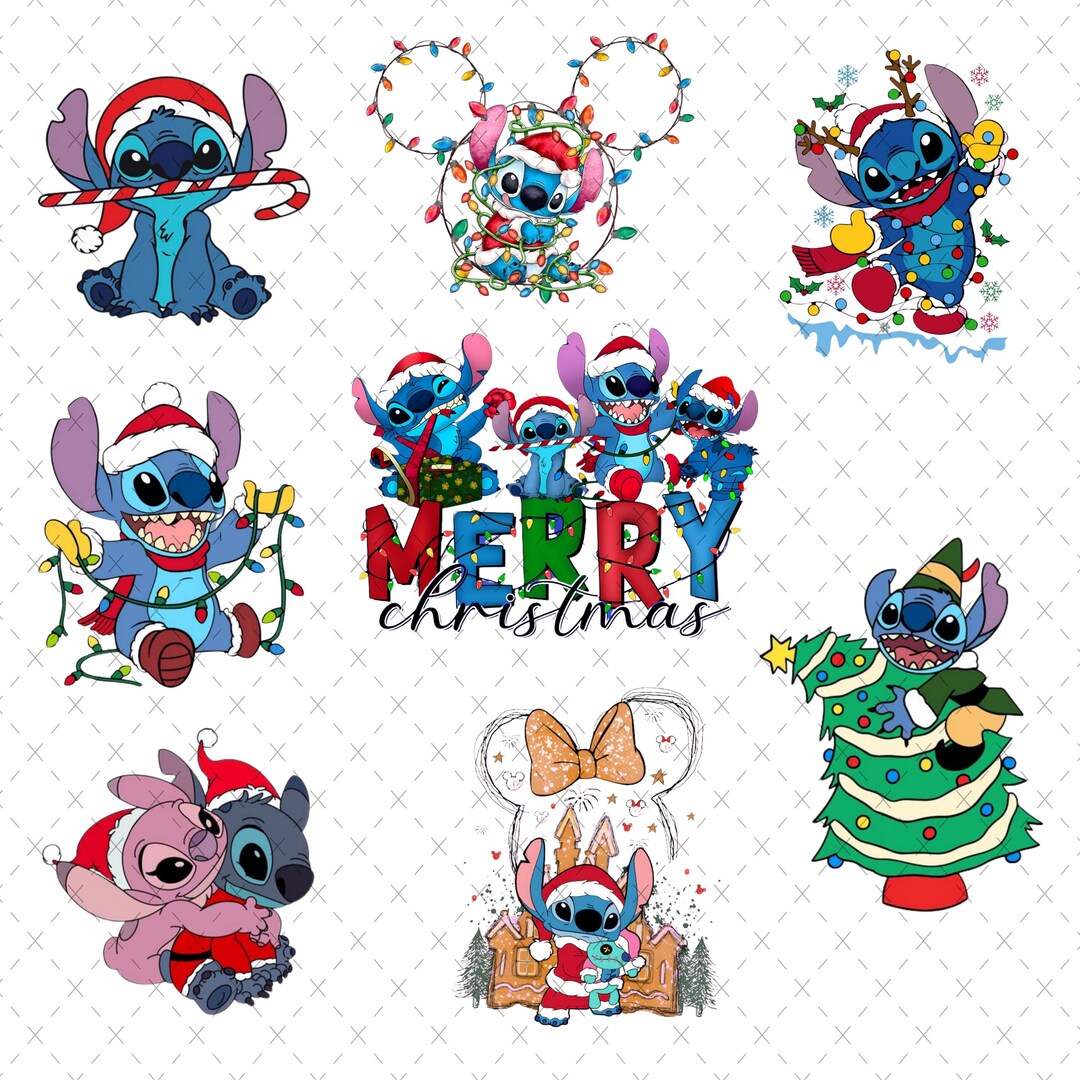 Stitch Christmas PNG Bundle: Merry Grinchmas Designs (digital Download ...