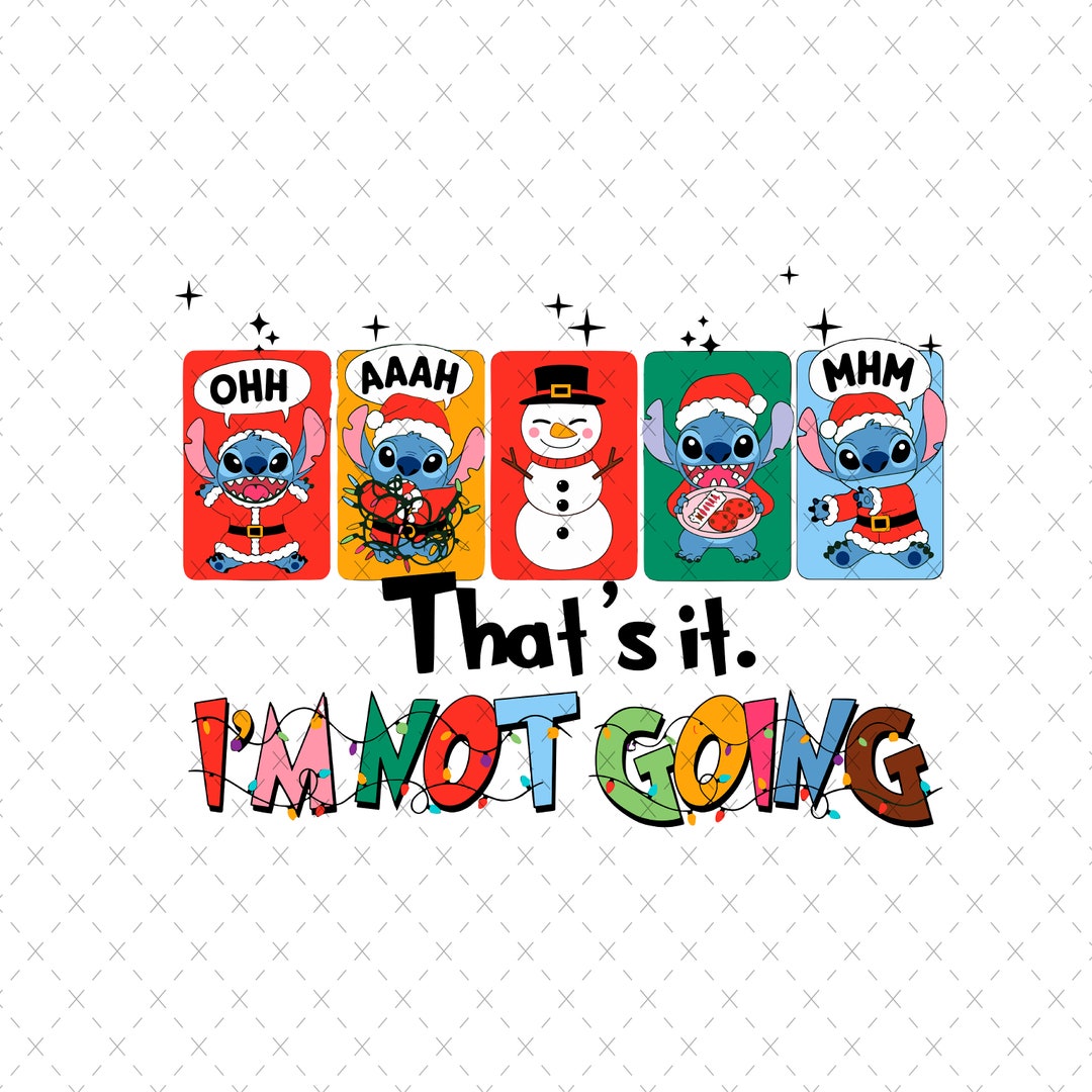 Merry Stitchmas Png Svg, Christmas Mood Png, Merry Christmas Png, Xmas ...