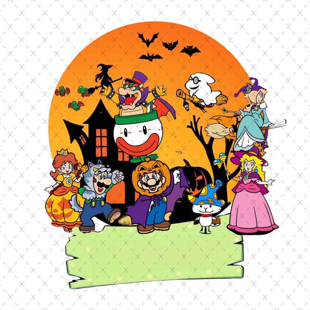 Super Mario Halloween Svg, Mario Halloween Svg, Trick or Treat Svg ...