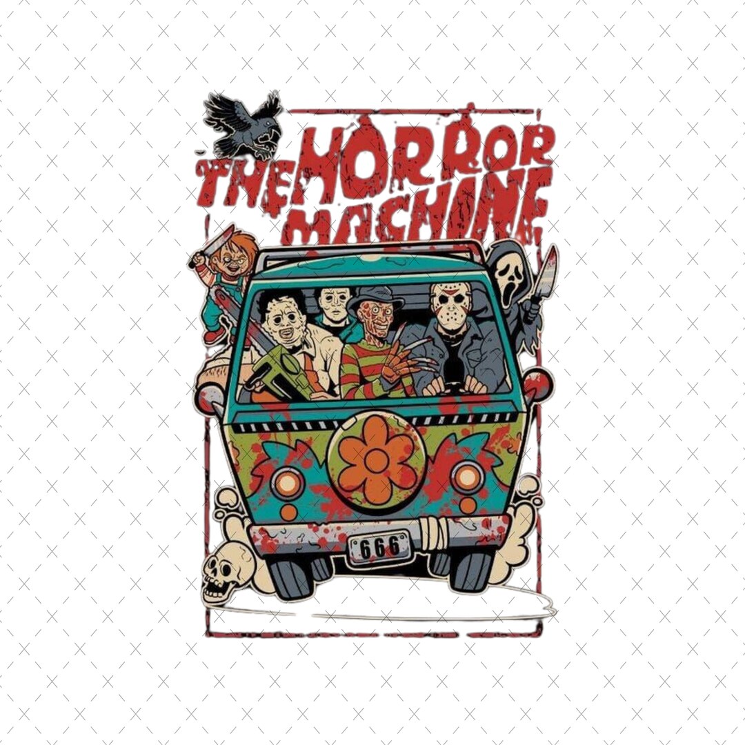 Horror Movie Characters PNG: Halloween Spooky Season (digital Download ...