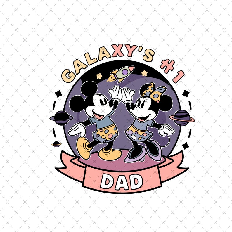 Galaxy's #1 Dad Disney SVG – Goofy and Max Design (digital File) - Etsy