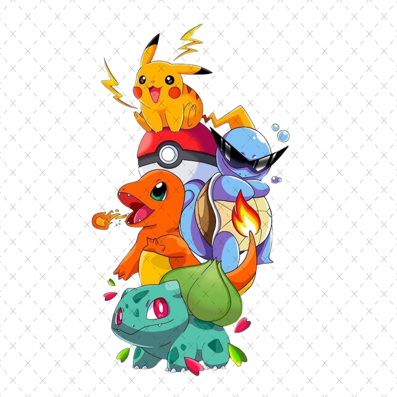 Pokemon PNG, Pokemon SVG, Pokemon Clipart, Pokemon Birthday, Pokemon ...
