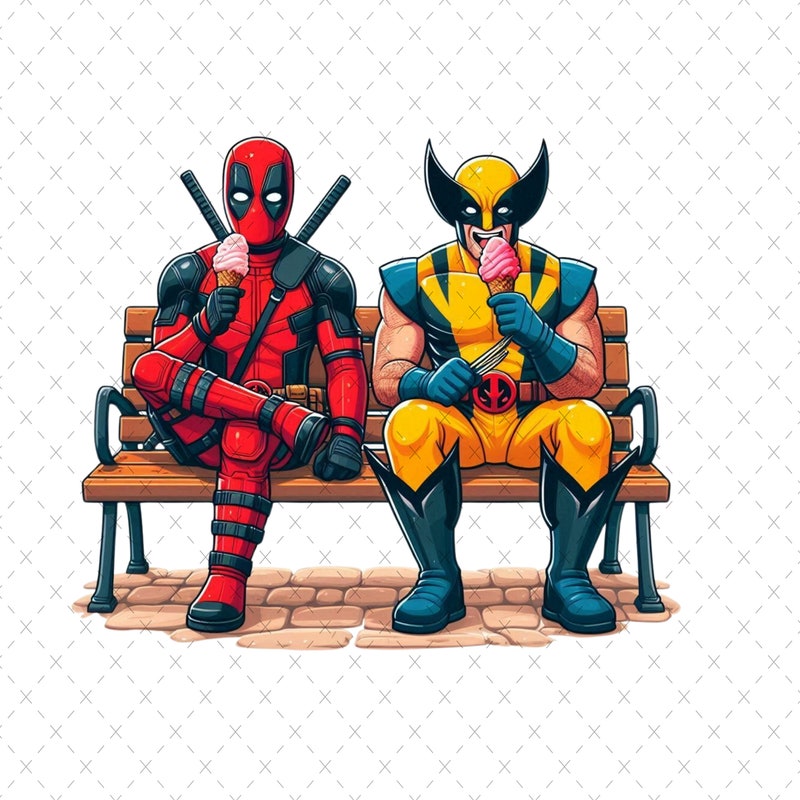 Wolverine and Deadpool Heart - Etsy