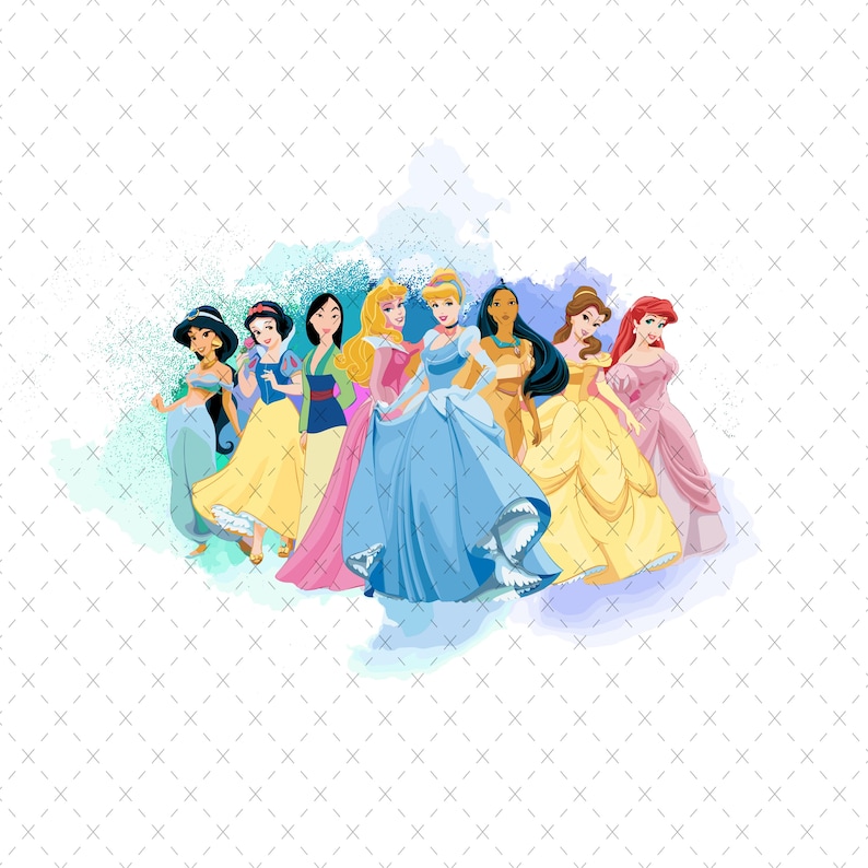 Disney Princess Clipart, Family Vacation Png, Summer Png - Etsy