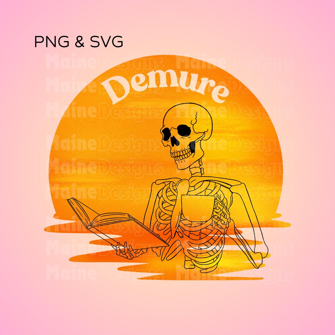 Demure Png, Trending Demure Png, Cool Halloween Vibes, Skeleton Png ...