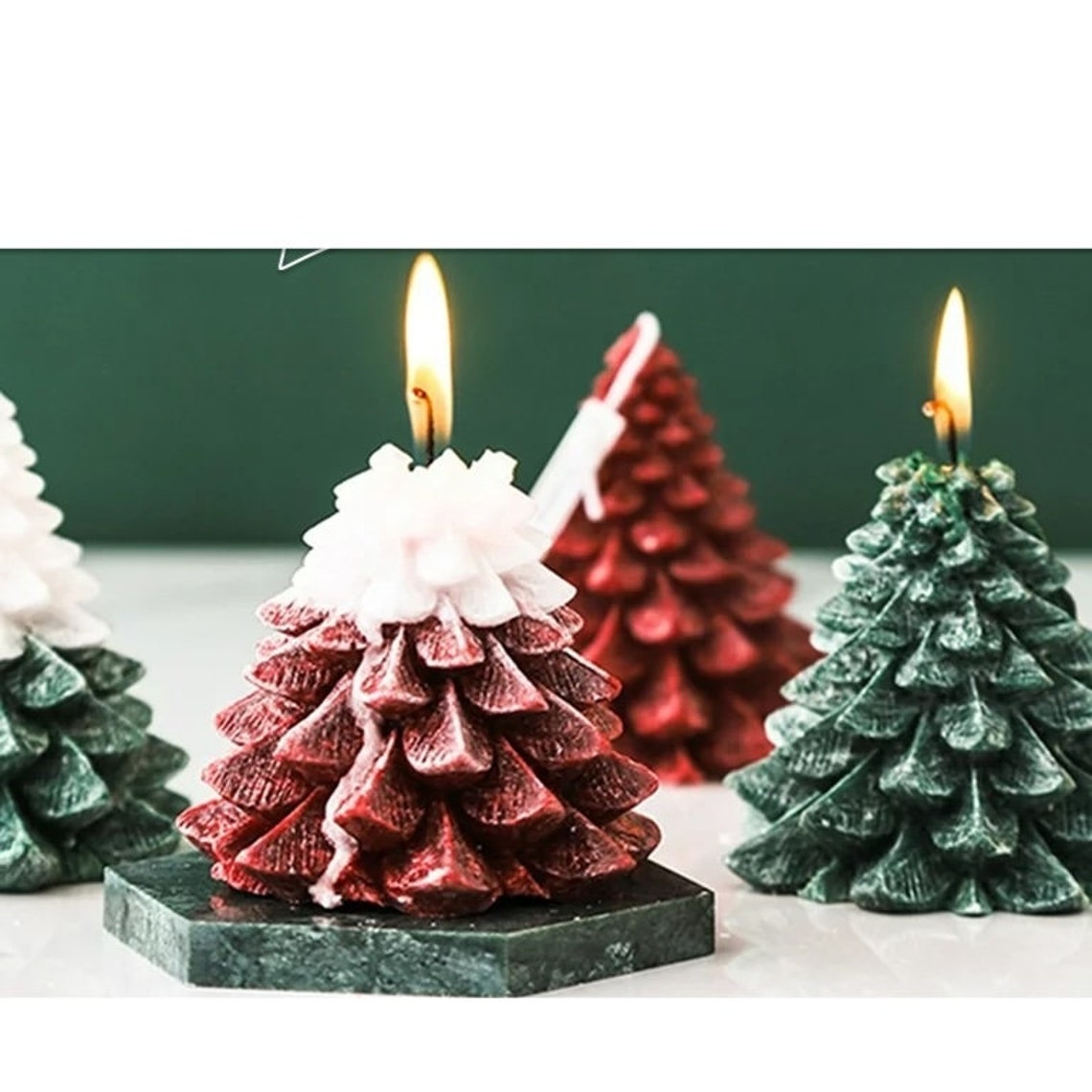 20 Christmas Tree Scented Candles Wholesale - Etsy