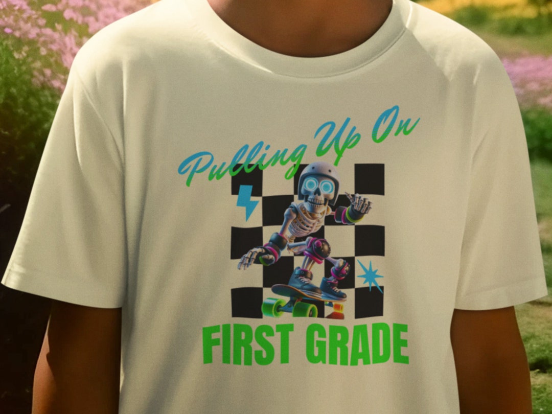 Pulling up on First Grade Tee Back to School - Etsy