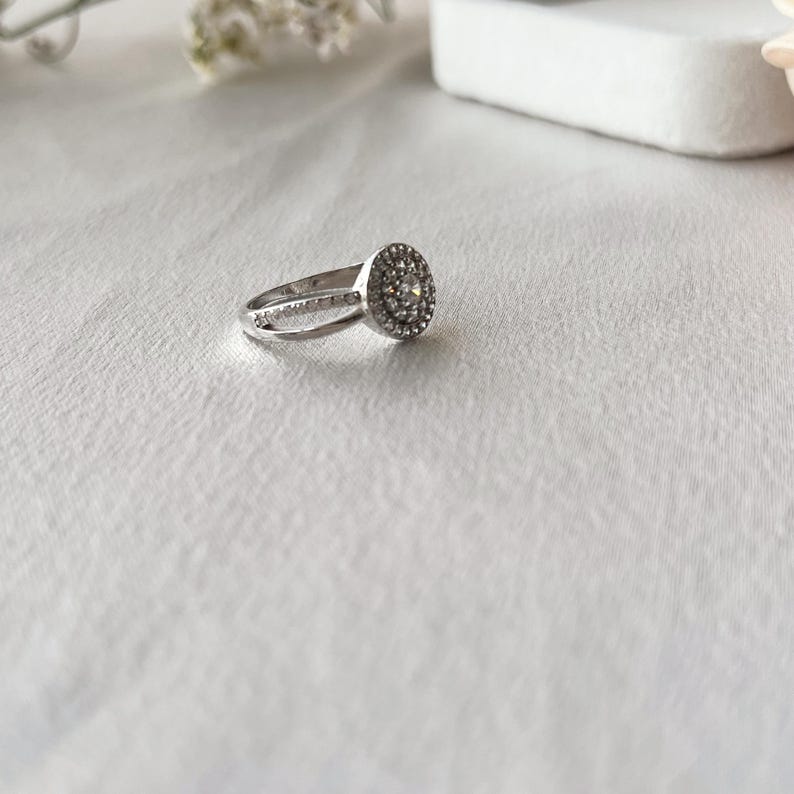 Sterling Silver Circle Ring, Self Love Reminder, Gift for Her - Etsy