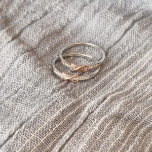 Mother & Daughter Forever Linked Together Ring,birthday Gift for ...