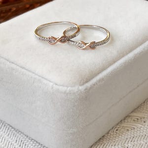 Mother & Daughter Forever Linked Together Ring,birthday Gift for ...