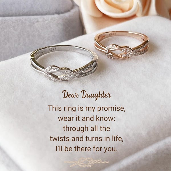 Mother Daughter Ring - Etsy