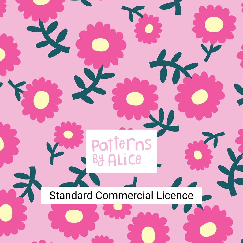 Floral Digital Download Pattern, Digital Prints, Seamless Pattern ...