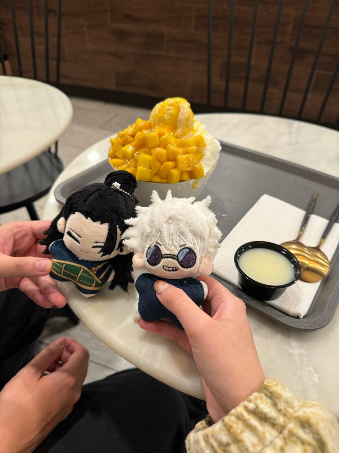 Jujutsu Kaisen Plush Doll Keychain Accessory Anime Geto Suguru Satoru ...