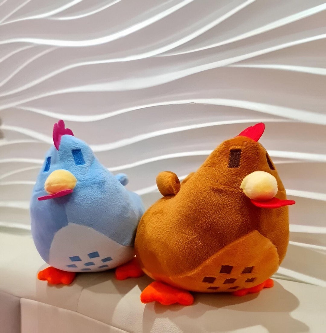 Stardew Valley Chicken Plush Pillow Soft Stuffed Animal Toys Cartoon ...
