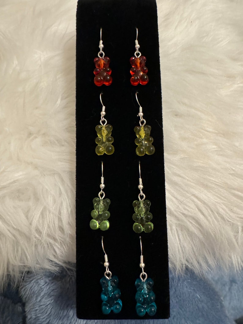 Gummy Bear Earrings - Etsy