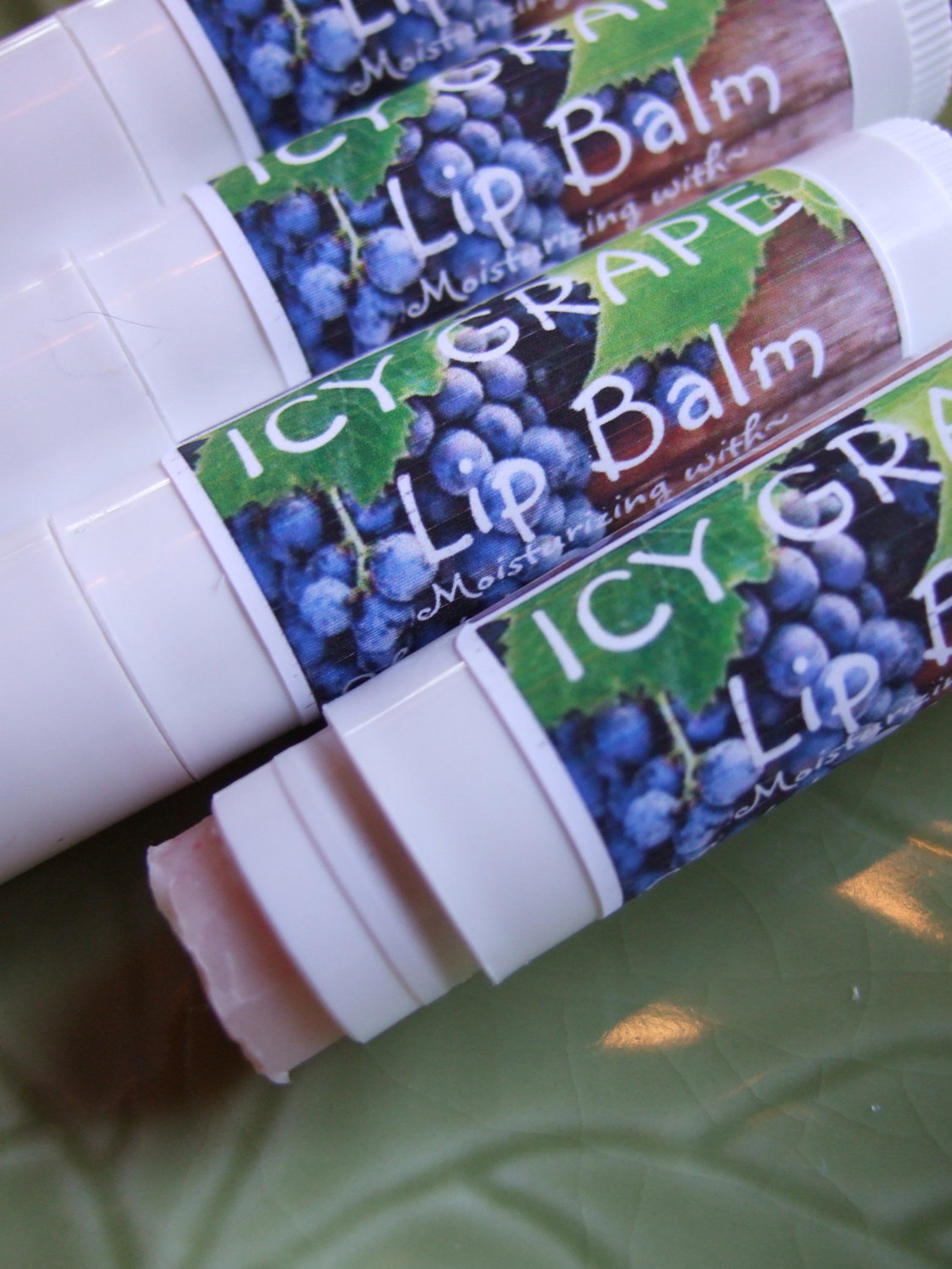 ICY GRAPE LIP Balm ~ Natural Lip Balm - Etsy